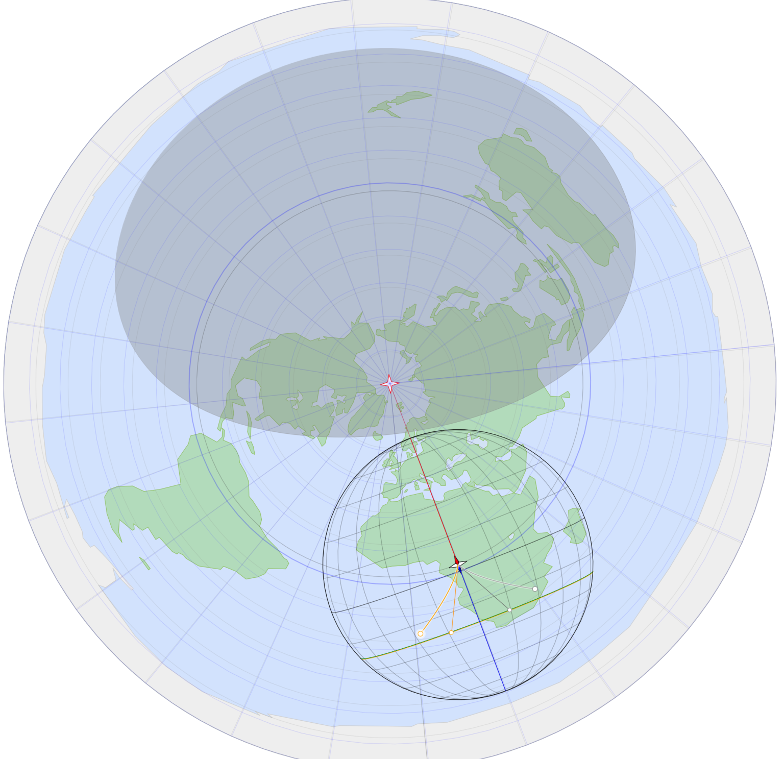 Light Bending on a Flat Earth: Snell’s Law, Gravitational Lensing, and ...
